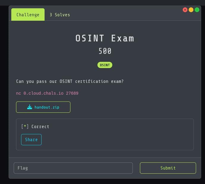 OSINT EXAM Writeup — FortID CTF 2025 | by Dracula | Sep, 2025 | Medium