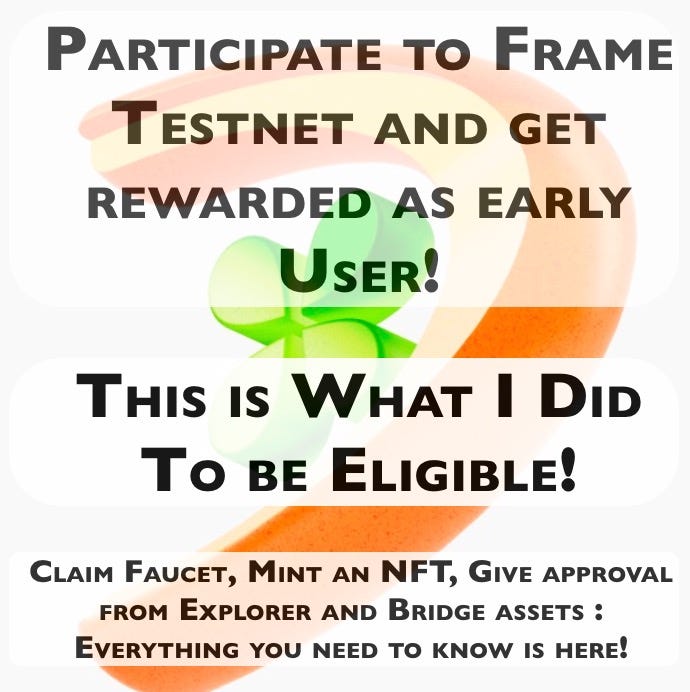 Get Started with Frame and be eligible for future Rewards as Early User ...