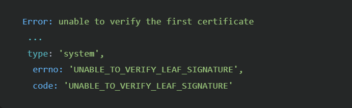 How to resolve “Unable to verify the first certificate” Error in Sitecore JSS | by Thakur Vikas ...