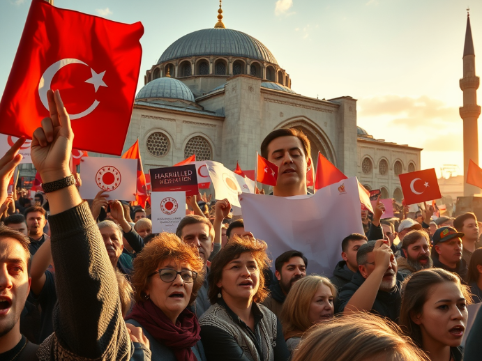 Istanbul Protests: İmamoğlu’s Arrest Sparks Outrage | by Mallick Speaks ...