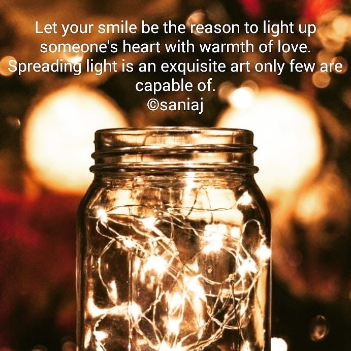 Spreading Light. -Sania Jain | by Sania Jain | Medium