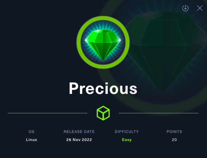 Precious — HTB Walkthrough. This post is regarding an HTB machine… | by ...