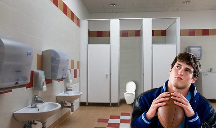 High School Bully Concerned New Low-Flow Water Conserving Toilets Will ...