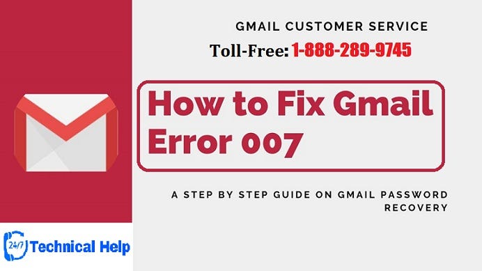 How to Fix Gmail Server error 007? | by Mike James | Medium