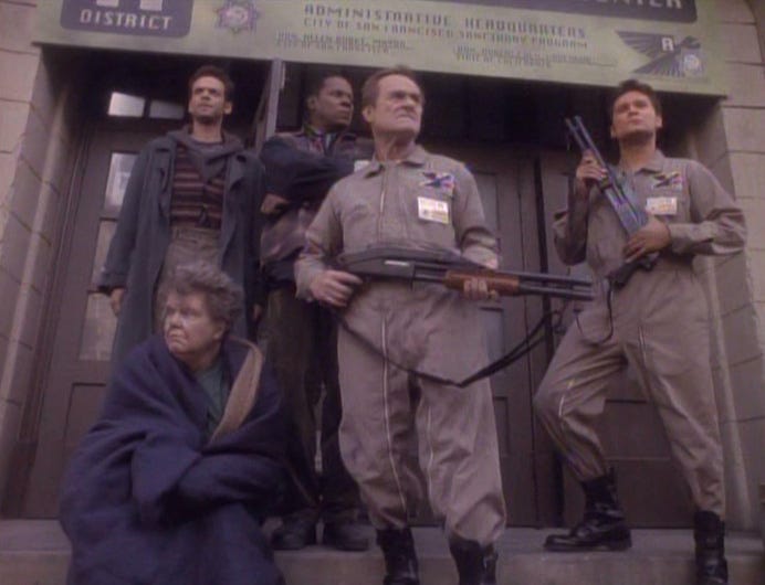 Deep Space Nine 3x11,12 “Past Tense, Part I & II” 3x10 “Fascination ...