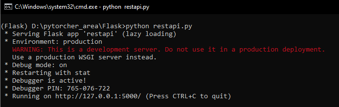 Creating a basic REST API using Flask | by PyTorcher1729_36 | Medium Creating a basic REST API using Flask | by PyTorcher1729_36 | Medium
