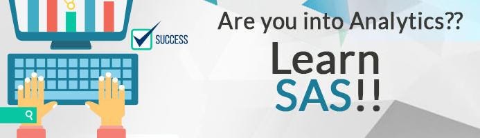 INTRODUCTION TO SAS TRAINING. SAS is the statistical programming… | by ...