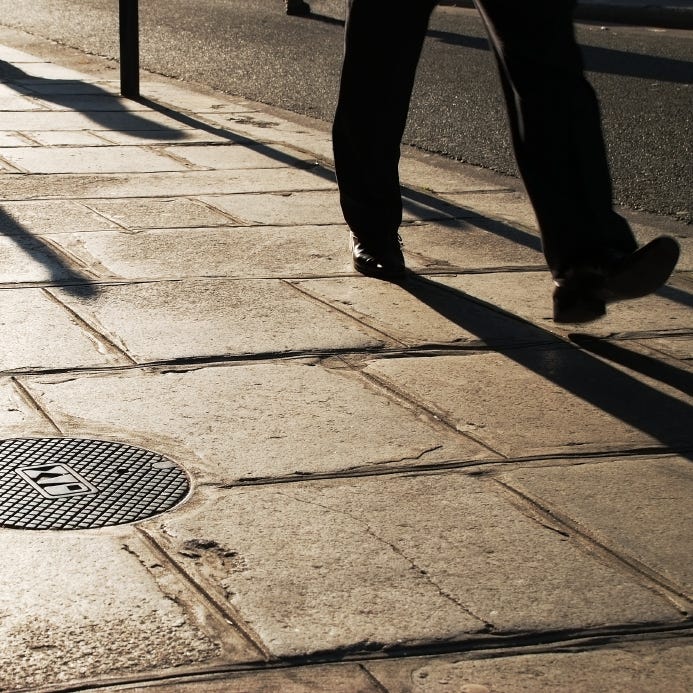 the stoney sidewalk. YOU spit, | by IzBits | Medium