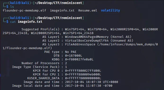 Reminiscent — Memory Forensics HTB Writeup | by CyberFaez | Medium