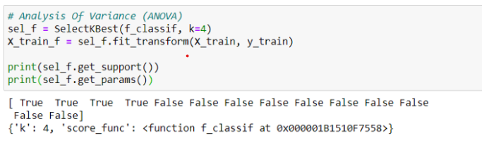 Data reduction using variance threshold, univariate feature selection, recursive feature ...