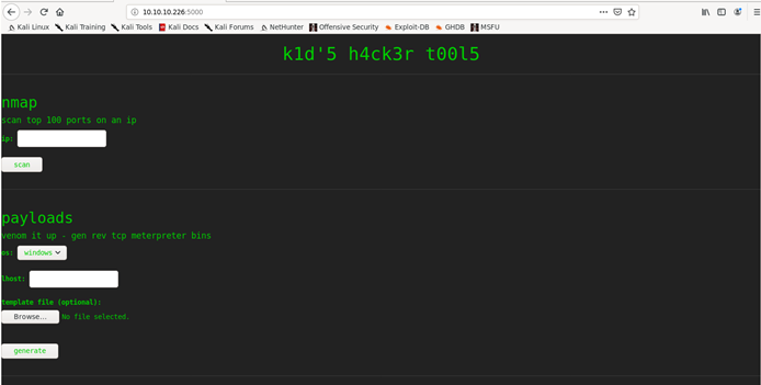 HackTheBox — ScriptKiddie Writeup | by Joey | FMI Cyber Security Consulting Services | Medium