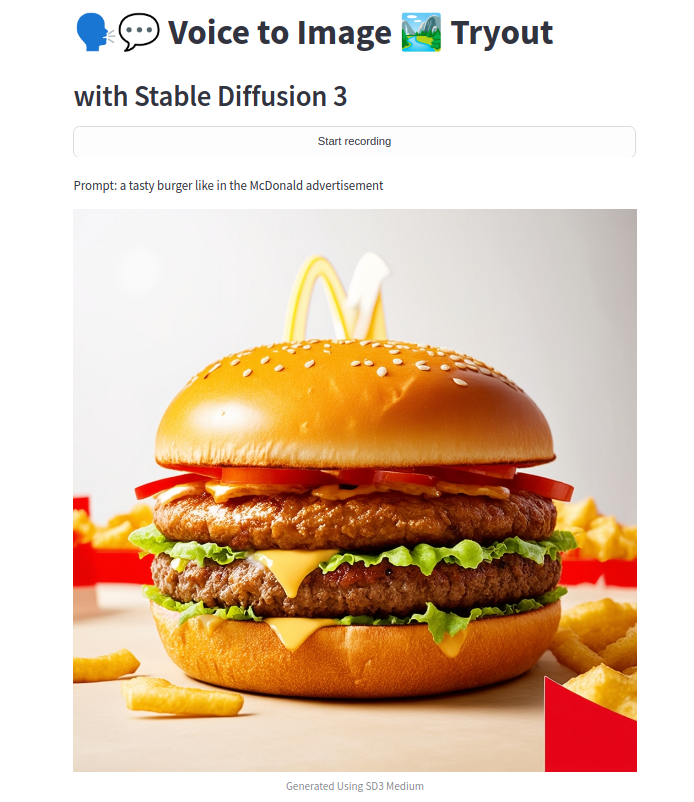 Voice to Image using Stable Diffusion 3 Medium Model | by Rajesh Mani ...