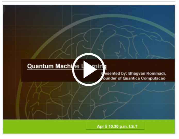 Bright Talk: Quantum Machine Learning | by Bhagvan Kommadi | Medium
