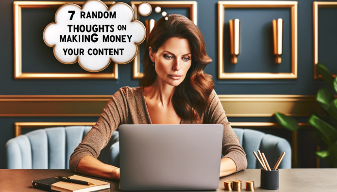 7 Random Thoughts on Making Money with Your Content | by Jeff the Content Profit Coach ...