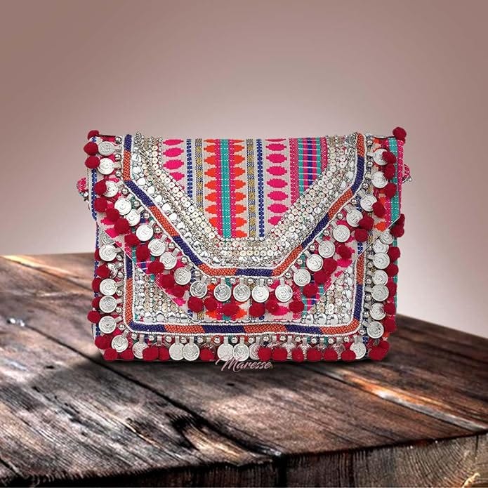 Discover Handmade Boho Bags, Bridal Clutches & Ethnic Bags | Themaresse ...