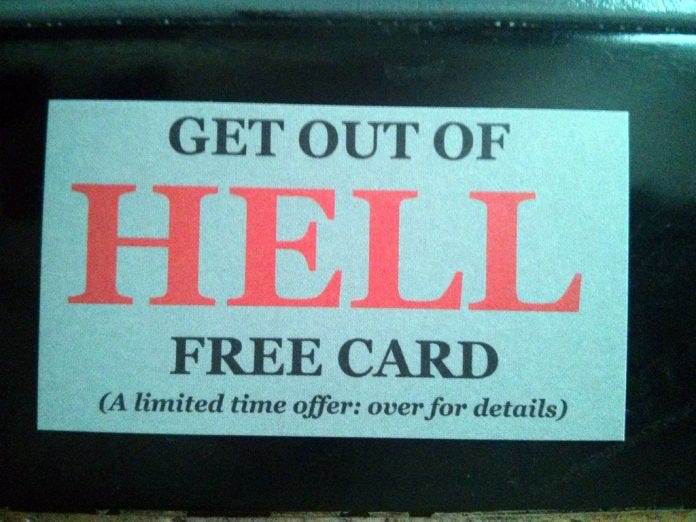Is Jesus more to You than a Get-Out-Of-Hell Ticket | by Rich Holt ...