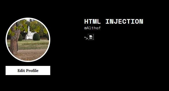Story of Stored HTML Injection. Whoami: Althaf | by Althaf Aluvi | Medium