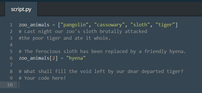 Brutal zoo story in Python. lol. | by sentimental_animal | Medium