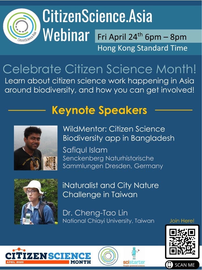 Join CitizenScience.Asia for a webinar to celebrate Citizen Science ...