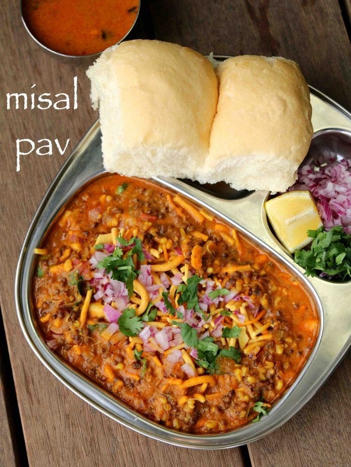misal pav recipe | how to make maharashtrian misal pav recipe | by ...