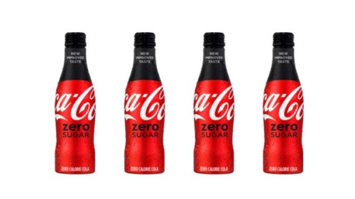 Coco-Cola Zero unveiled a new name and fresh look | by Design Psych ...