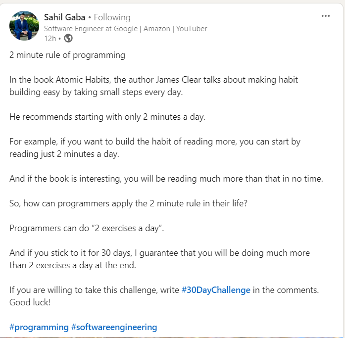 #30 Days Challenge - Tanvi Jain - Medium