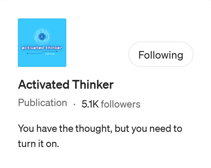 Activated Thinker. Competition #1 | by AI With Lil Bro | Activated Thinker | Sep, 2025 | Medium