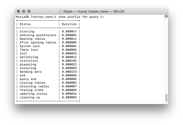 มารู้จักเครื่องมือ Profiling, Explain บน MySQL/MariaDB กันเถอะ | by Titipat | Medium