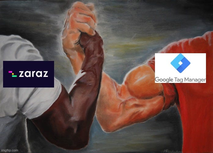 Using GTM and Zaraz simultaneously | Medium