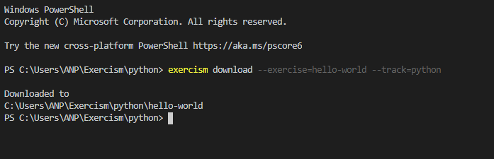 Simple Guide to download-solve-submit the ‘Hello World’ Python Exercise at exercism.io | by ...