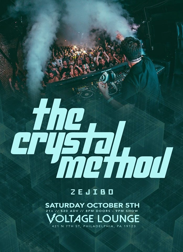 LIVE NOW! 4K LiveStreaming, The Crystal Method | by Remesis Dark | Medium