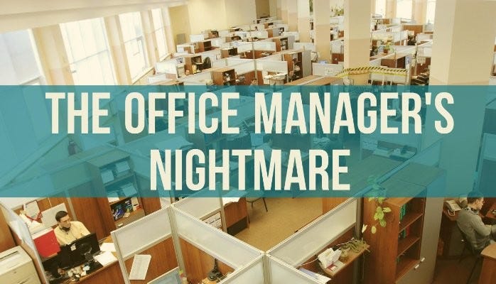 The Office Manager’s Nightmare. His impeccable internal clock wakes him ...