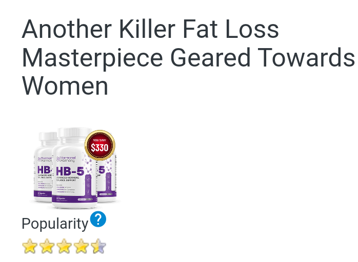 Another Killer Fat Loss Masterpiece Geared Towards Women It sounds like ...