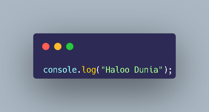 Dasar-Dasar Javascript. Catatan Pribadi Saya | by kiki bahrul | Medium