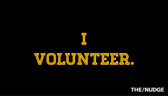 I Volunteer.. At The/Nudge Foundation, we absolutely… | by The/Nudge ...