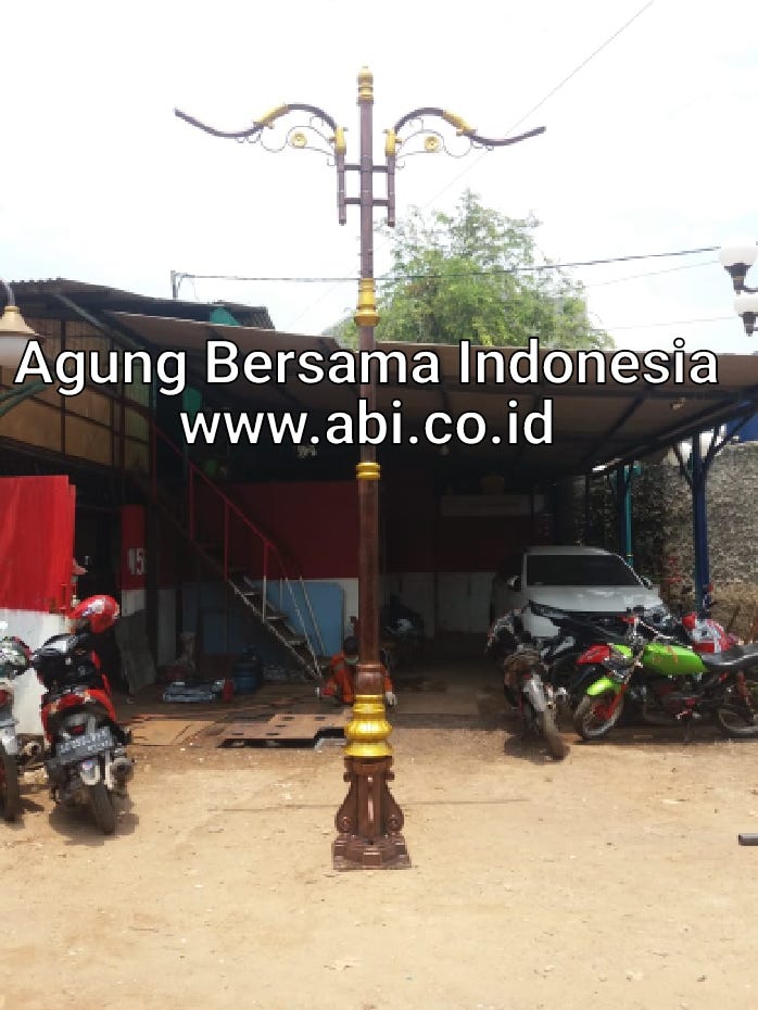 Tiang Lampu PJU Antik. Tiang Lampu PJU Antik — Pabrikasi… | by Puspita Sari | Medium
