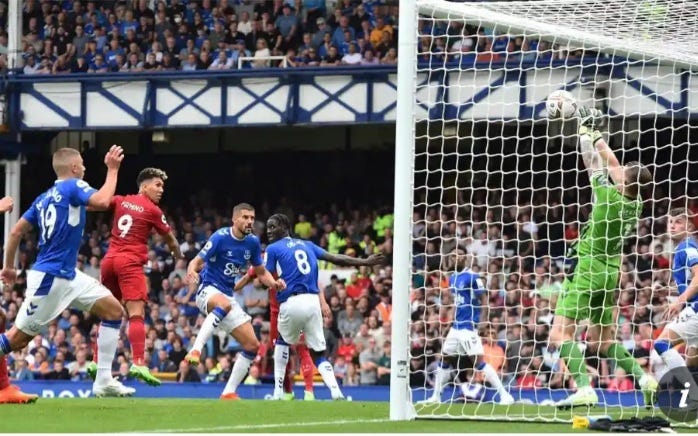 Jordan Pickford frustrates Liverpool as Everton hold firm in goalless ...