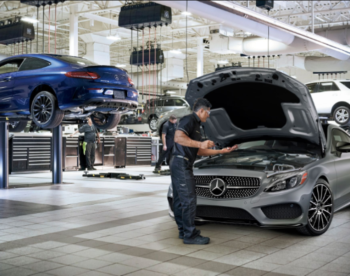 Mercedes Servicing - Lodge Garage - Medium