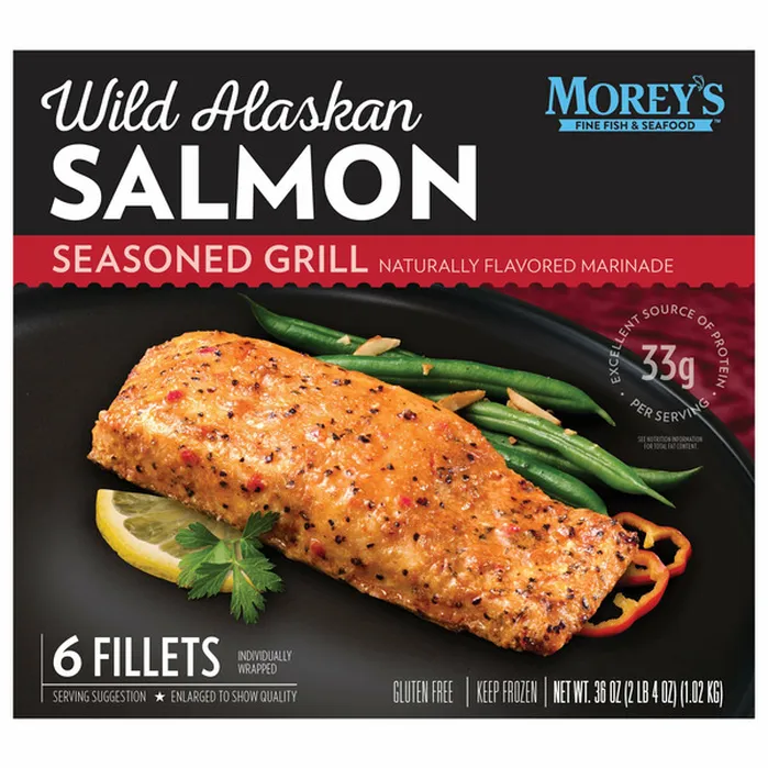 A Review: Wild Alaskan Salmon Seasoned Grill by Morey’s Fine Fish ...