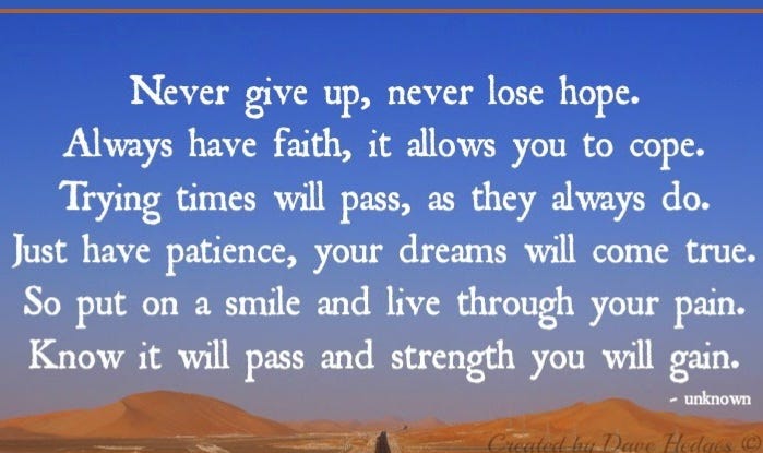 Do not give up hope. Ever wonder how the wicked prosper and… | by ...