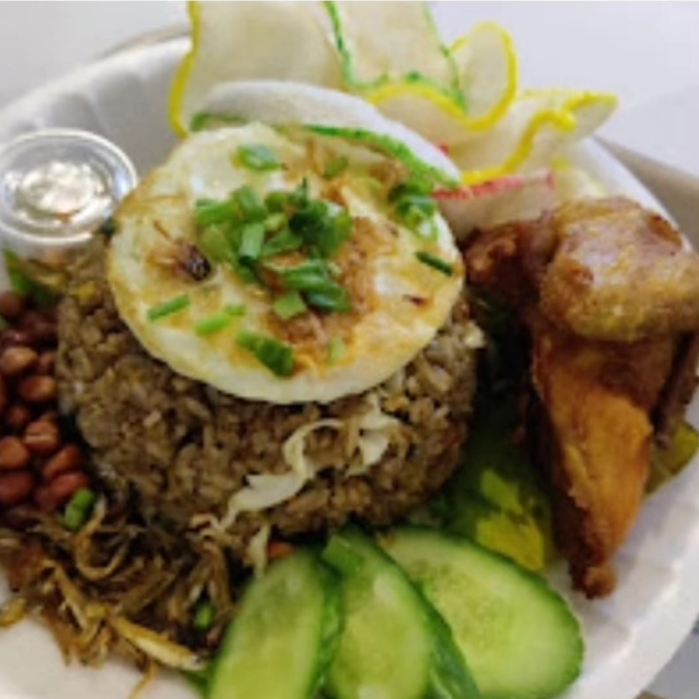 Nasi Goreng Kampung means “Fried Rice Village Style” is a well known ...