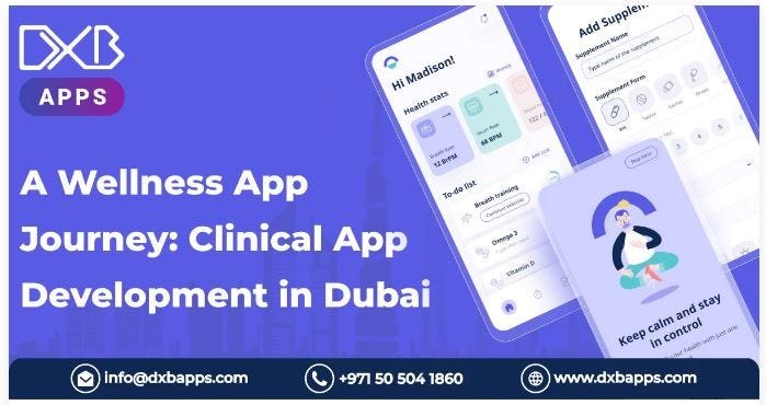 A Wellness App Journey: Clinical App Development in Dubai | by dxbapps ...