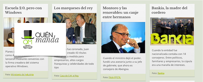 Apoyo a “Quién Manda”, un proyecto para aumentar la transparencia en España | by Javier ...