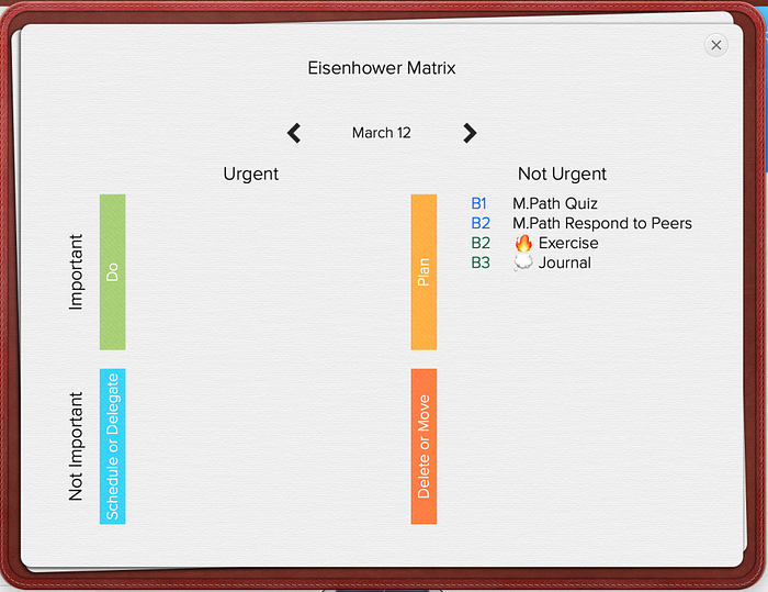 How I use Opus One to Plan my Life: My Daily and Weekly Planning ...