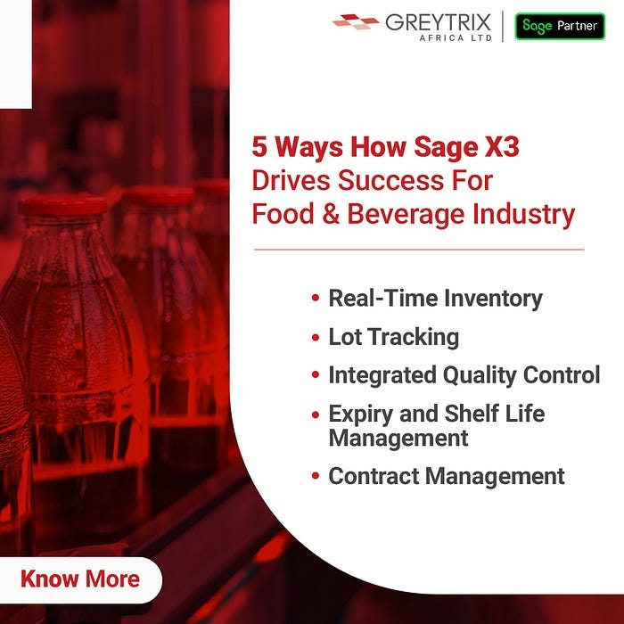 Embracing Change: The Future of Food & Beverage Industry through ERP Innovations | by Greytrix ...