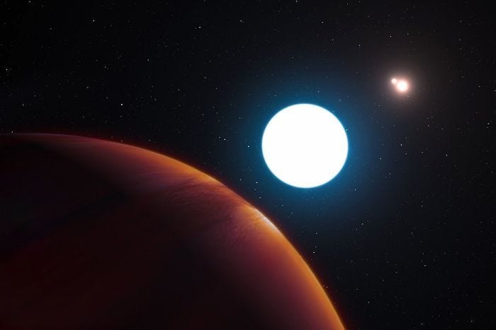 Discovered a planet with 3 suns. The planet orbits around 3 suns that ...