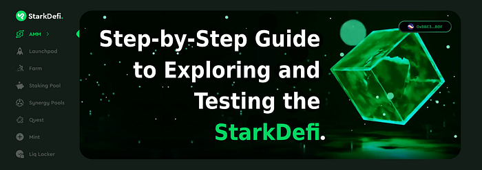 Guide StarkDefi (Testnet) on StarkNet | by Trinattapong | Medium
