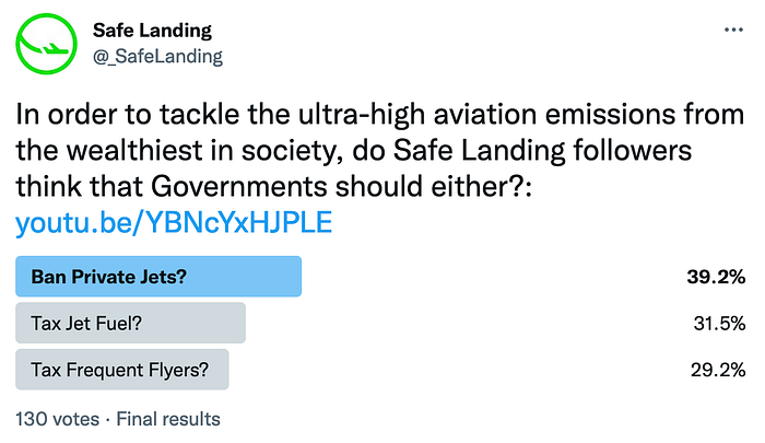 The Safe Landing position on: Private Jets - Safe Landing