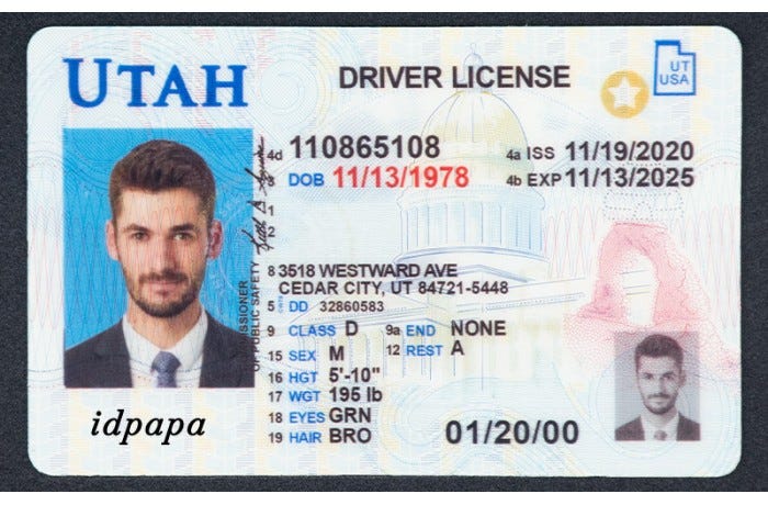 Discover How to Find and Buy Authentic Utah IDs from IDPAPA | by IDPAPA | Medium