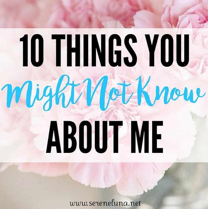 10 Facts About You Quote